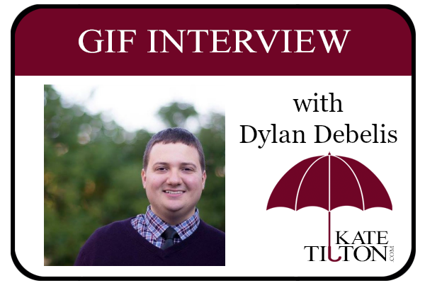 Gif Interview with Author Dylan Debelis | KateTilton.com